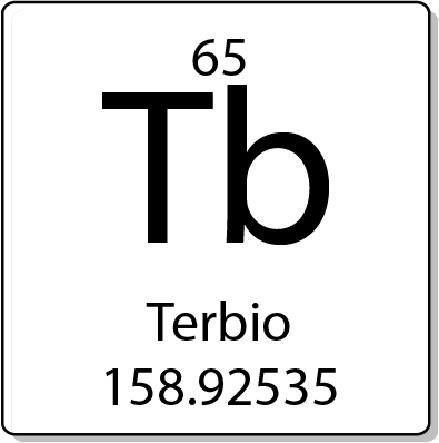 Elemento Terbio Simbolo Del Terbio Elemento Numero 65 Della Tavola
